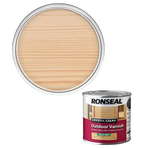 Ronseal Crystal Clear Outdoor Varnish 750ml Matt Zener Online Diy Store Ronseal Crystal