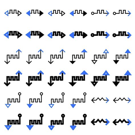 Premium Vector Arrow Icon Related To Connection And Flow