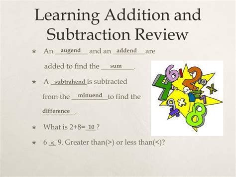 PPT Learning Addition And Subtraction PowerPoint Presentation ID 2427272