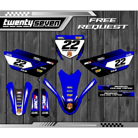 Jual Decal Yz 85 New Bebek Standar Decal Gtx Stiker Rbt Shopee Indonesia