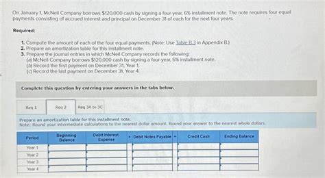 Solved Problem 14 6a Algo Using Present Value Factors In