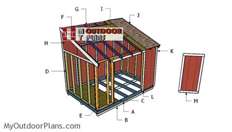 8x12 Lean To Shed Plans Myoutdoorplans