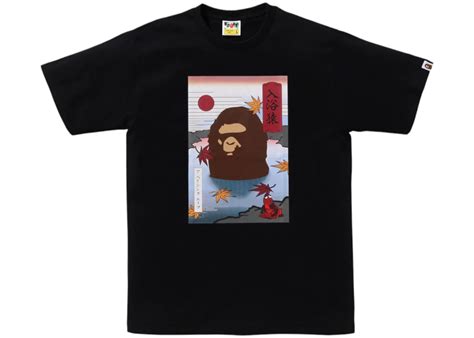 Bape Japan Autumn A Bathing Ape Tee Black Side Kicks