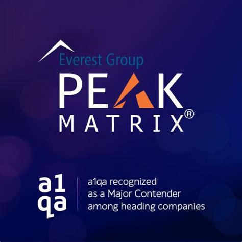 A1qa On Linkedin Softwaretesting Softwaresolutions Qualityassurance Peakmatrix