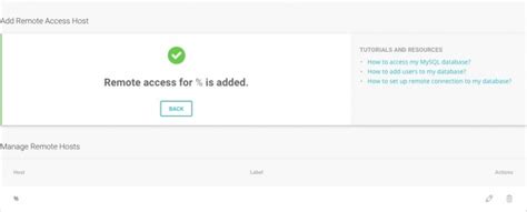 Remote Mysql Access Tutorial In Site Tools