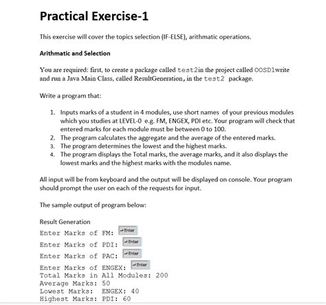 Solved Practical Exercise This Exercise Will Cover The Chegg Com