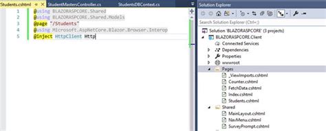 Asp Net Core Blazor Crud Using Entity Framework And Web Api