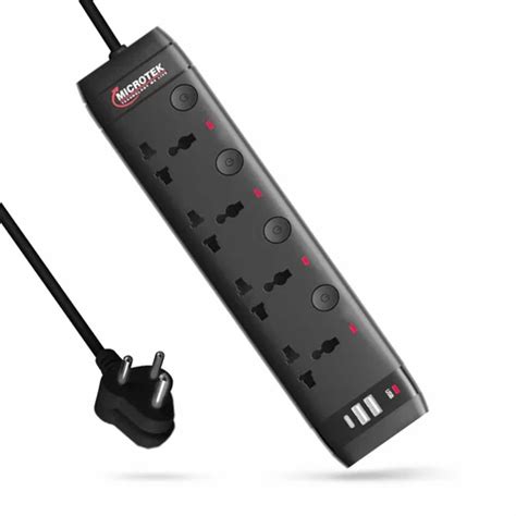 Microtek 4 Socket With Usb Charger Spike Guard At ₹ 380 Piece Spike Guard In Kalyan Id