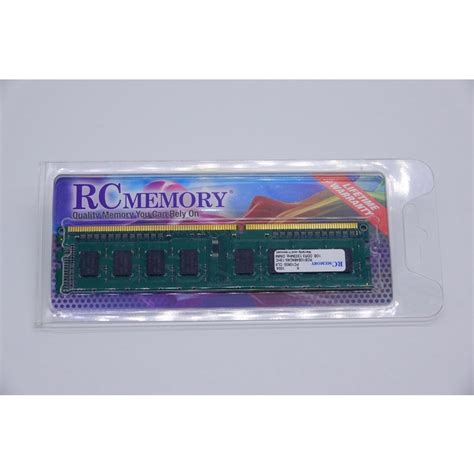 Rc Memory Ram 1gb Ddr3 1333mhz Dimm Shopee Thailand