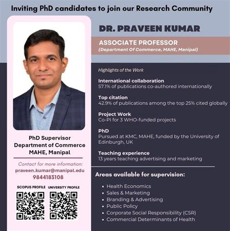 dr praveen kumar on linkedin scholarships phd