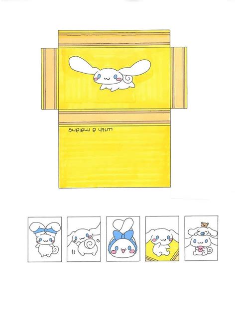 [ 시나모롤 빵뚜르 만들기 ] 손그림 무료도안 말랑이랑 네이버 블로그