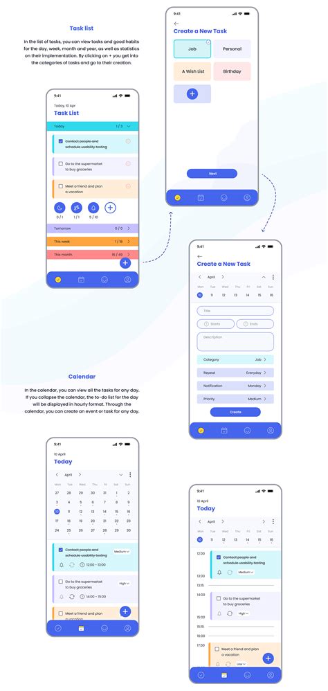 Task Scheduler Mobile App Concept Behance