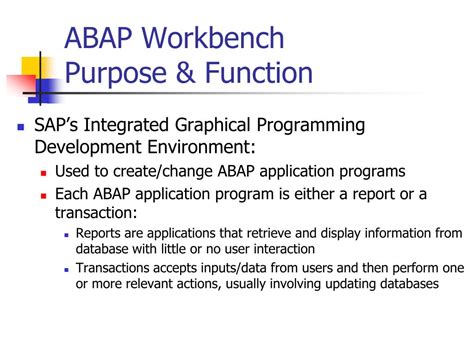 Ppt Abap Programming Powerpoint Presentation Free Download Id 5176921