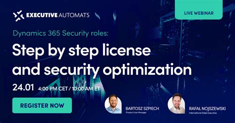 Live Webinar Dynamics 365 Security Roles Step By Step License And