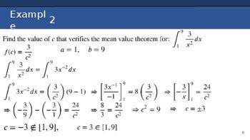 The Mean Value Theorem Original Function Of A Curve By Wal San