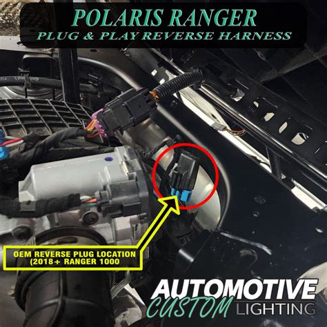 Polaris Ranger Reverse Light Harness Auto Switch 2 Position Switch Automotive Custom Lighting