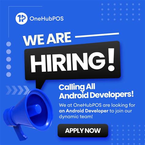 Onehubpos On Linkedin Androiddeveloper Hiring Nowhiring