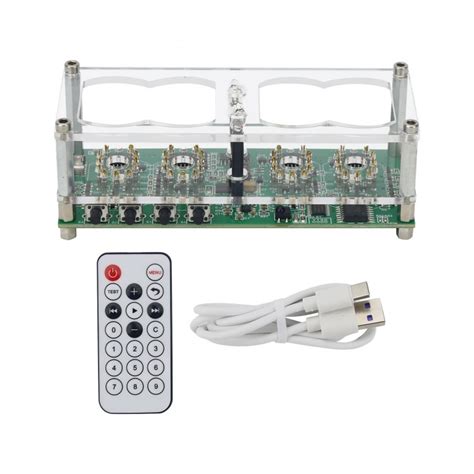 in12 nixie tube clock retro desktop clock digital clock with remote