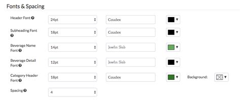 Adjusting Fonts On Print Menus Evergreen