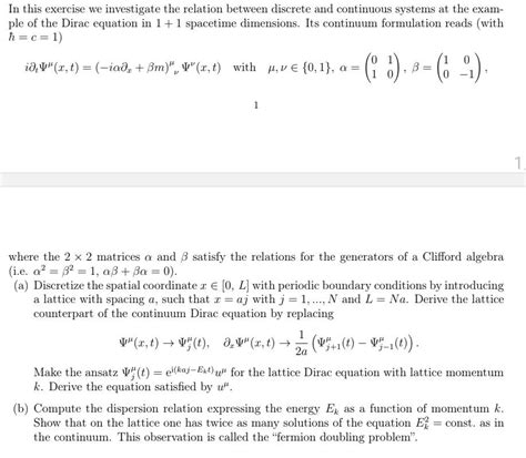 Solved In This Exercise We Investigate The Relation Between