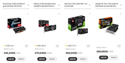 Amd 라데온 Rx 6600과 엔비디아 Rtx3050 그래픽카드 게임 성능 비교 Fhd Qhd 해상도 윈도우 정품 구매