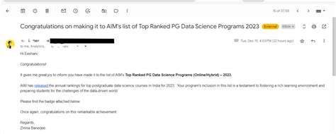 Eeshani Agrawal On Linkedin Dataanalytics Datascience Ivy Ranking Ai Techeducation 21