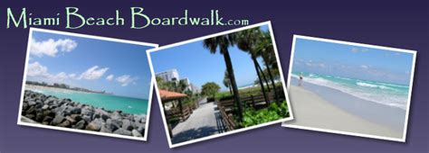 Miami Beach Boardwalk South Beach And Miami Beach Information