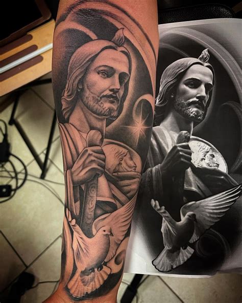 Jorge Hernandez On Instagram Tatuaje De San Judas Tadeo Que Me Tocó