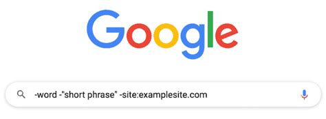 How To Exclude Words From Google Search Results