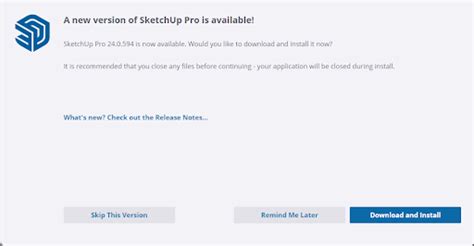 Updating Sketchup Sketchup Help