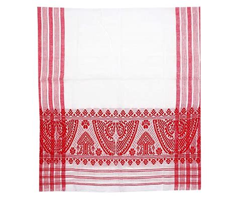 Modi Gamcha Assamese Traditional Gamusa Designer Mugasilk
