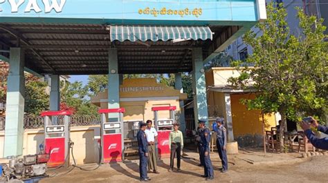 မြစ်သားမြို့နယ် ကူမဲမြို့အတွင်းရှိ စက်သုံးဆီအရောင်းဆိုင်များသို့