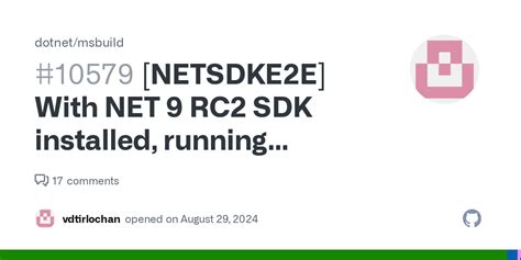 Netsdke2e With Net 9 Rc2 Sdk Installed Running Projects Created With Cli Result In Unwanted