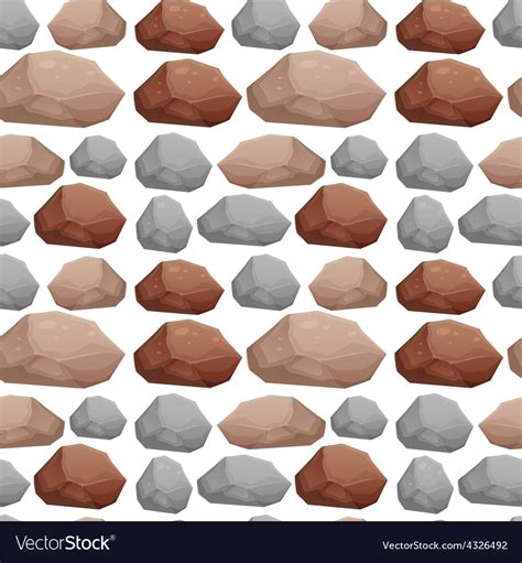 Seamless Rock Royalty Free Vector Image Vectorstock