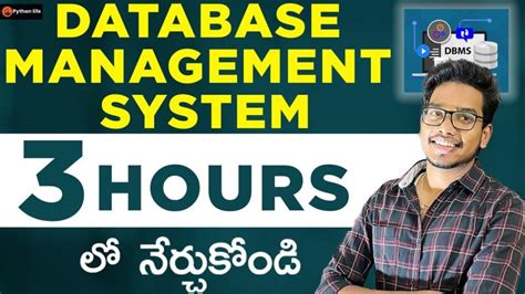 Kiran Sagar On Linkedin Database Management System Dbms In Telugu Database Management System