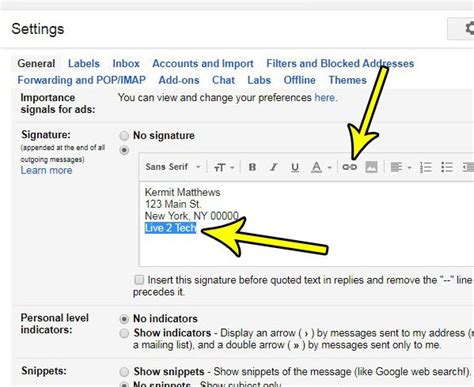 How To Insert A Vertical Line In Gmail Signature Anyleads