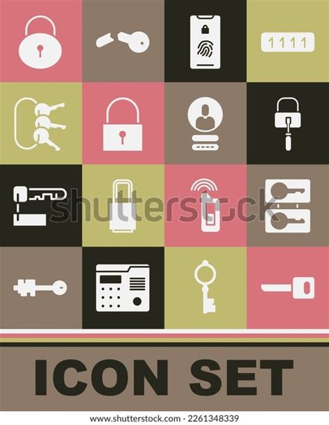 Set Key Casting Keys Lock Picks Stock Vector Royalty Free 2261348339 Shutterstock