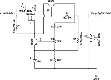 Circuit To Provide Power To Boost Controller LM5022 And Gate Driver Download Scientific Diagram