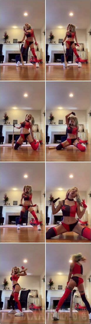Liz Katz Harley Quinn Cosplay Dance Xxxstreams Org