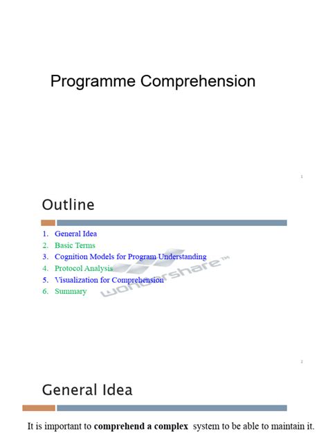 Programe Comprehension Pdf Programming Computer Program