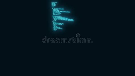 Blue Programming Code Stock Video Video Of Program 345081347