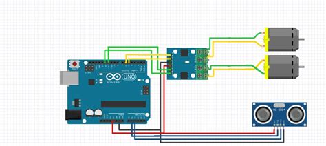 Guide Sketch For 2 Dc Motor L9110s And An Ultra Sonic Sensor