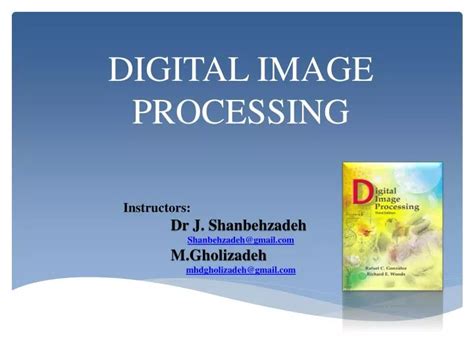 PPT DIGITAL IMAGE PROCESSING PowerPoint Presentation Free Download ID