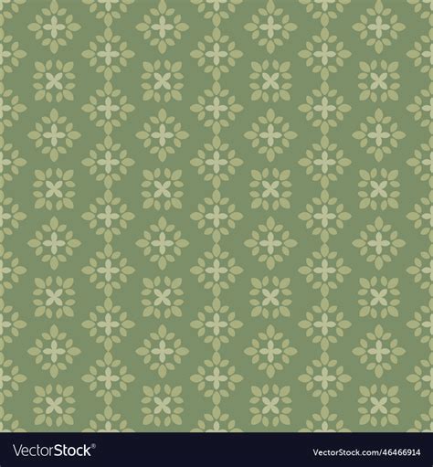 Abstract Flowers Seamless Pattern Background Vector Image
