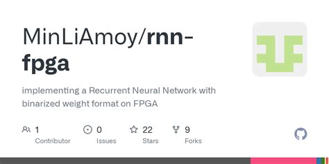 Github Minliamoyrnn Fpga Implementing A Recurrent Neural Network