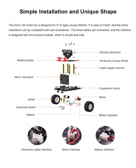 Yahboom Micro Bit Smart Robot Car With IR And APP Without Micro Bit V Board RobotShop
