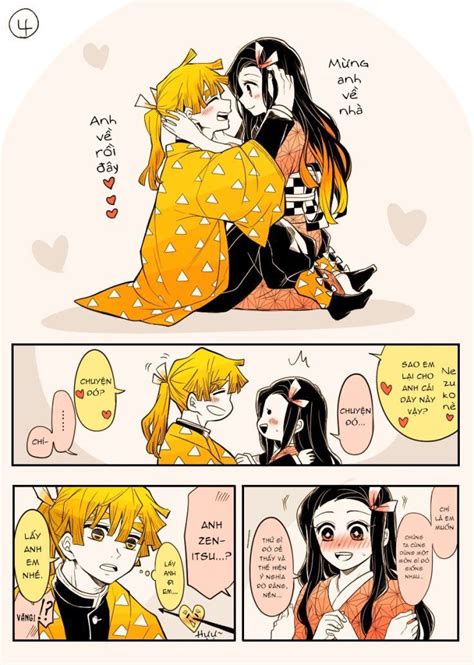 Nezuko X Zenitsu Comic