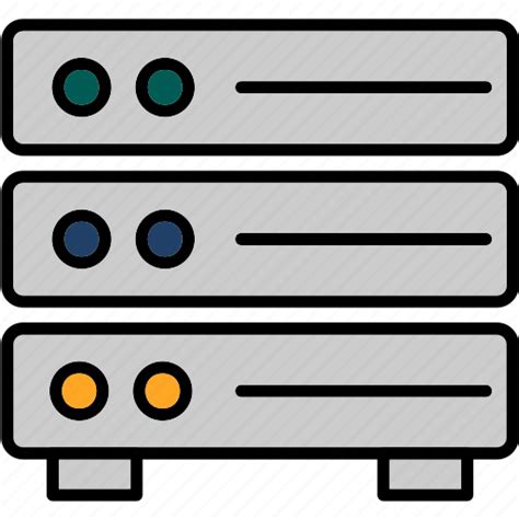 Server Electrical Devices Cloud Hosting Icon Download On Iconfinder