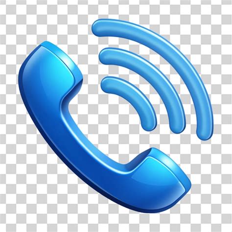 Phone Ringing Icon Isolated On Transparent Background Premium Ai Generated Psd