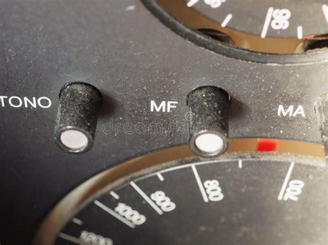 Vintage Radio Tuner Stock Image Image Of Tuner Analog 135657437